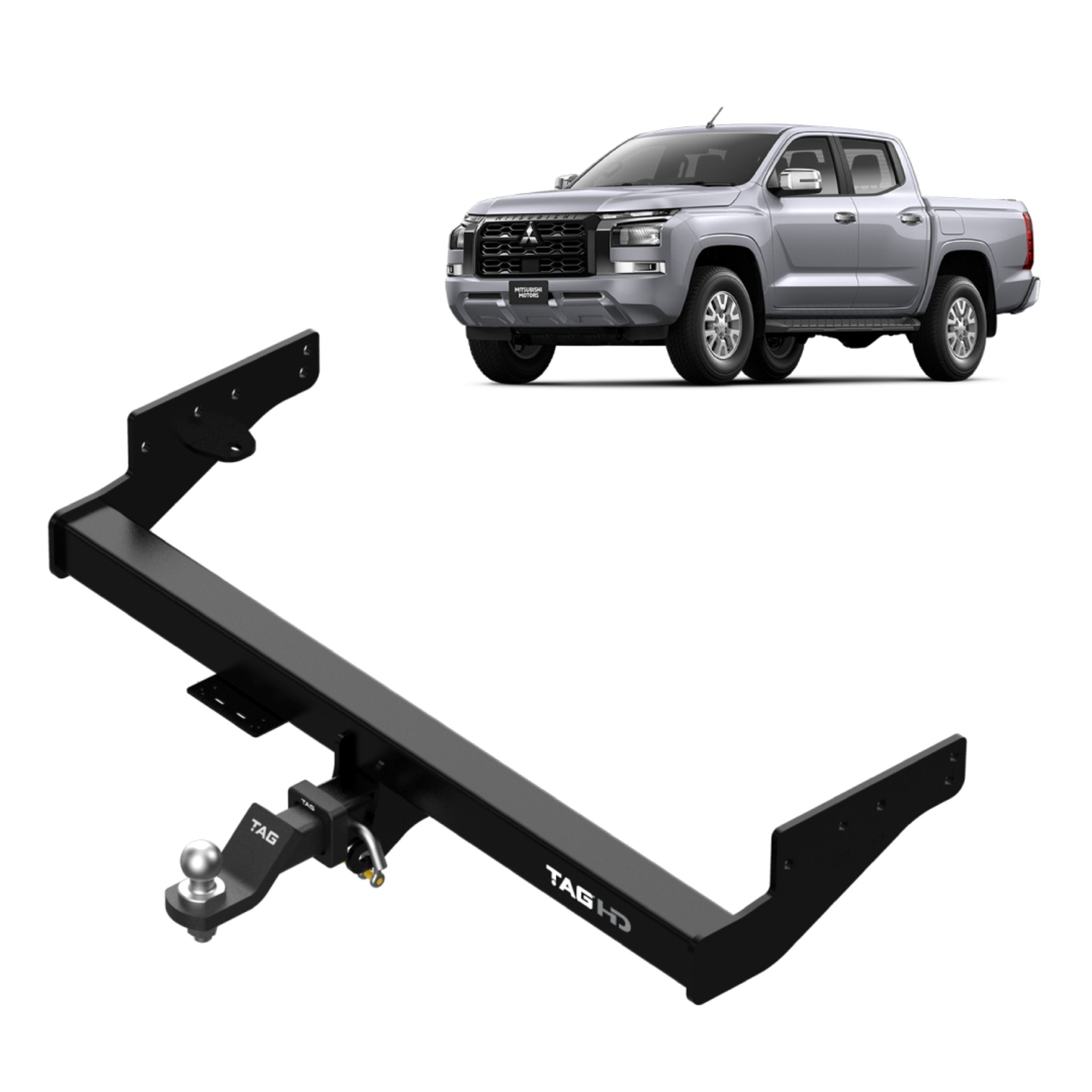 TAG Heavy Duty Towbar for Mitsubishi Triton MV Cab Chassis (2024 - on)